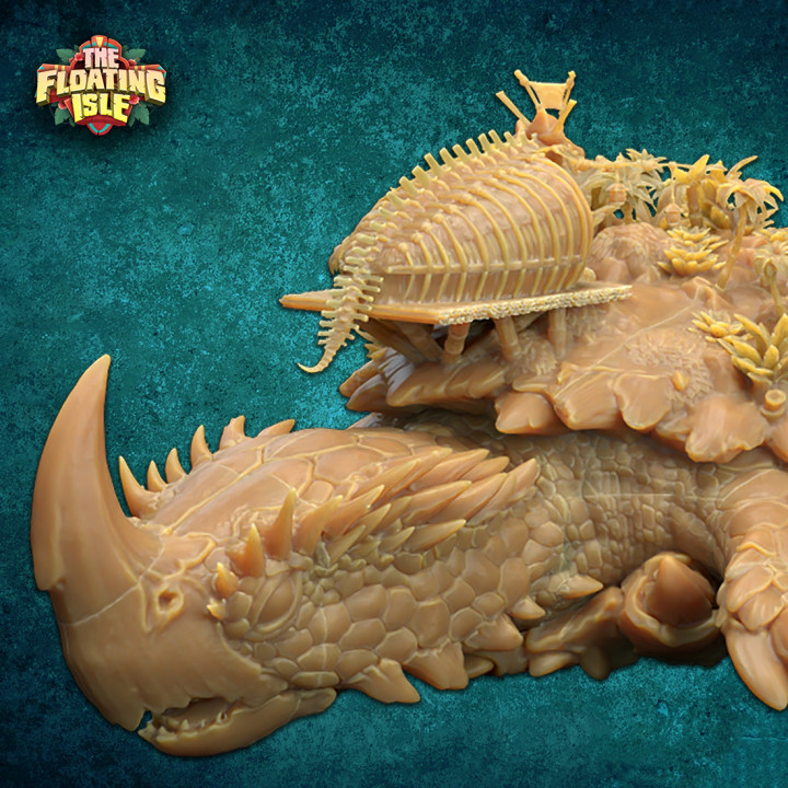 3D Printable Zaratan Island Turtle by The Dragon Trappers Lodge