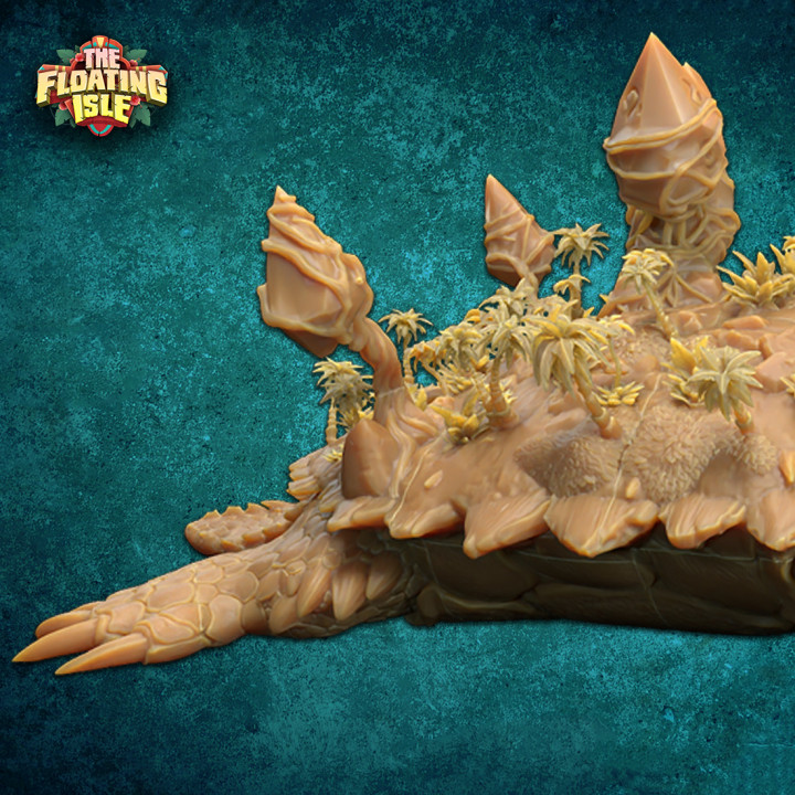3D Printable Zaratan Island Turtle by The Dragon Trappers Lodge