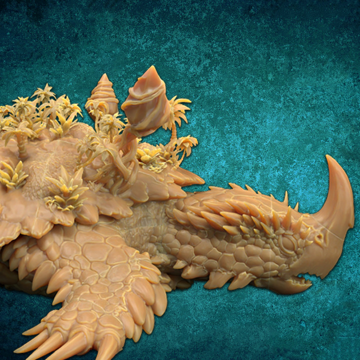 3D Printable Zaratan Island Turtle by The Dragon Trappers Lodge