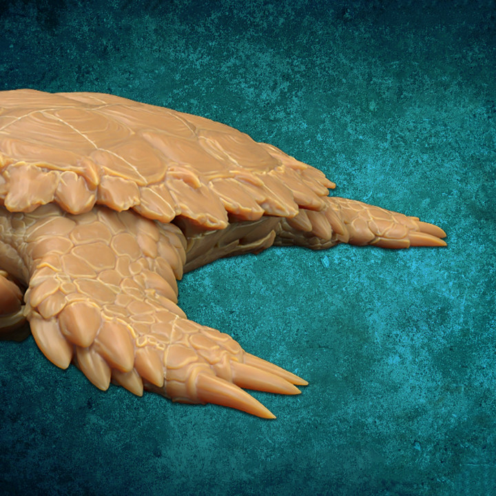 3D Printable Zaratan Island Turtle by The Dragon Trappers Lodge