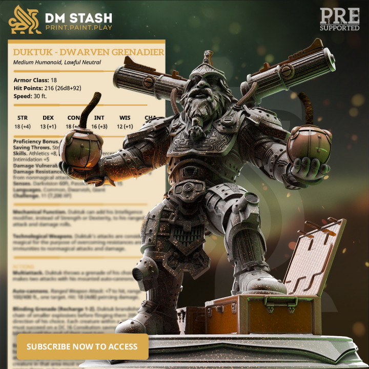 3D Printable Fire & Fey (DM Stash May '22 Bundle) by DM Stash