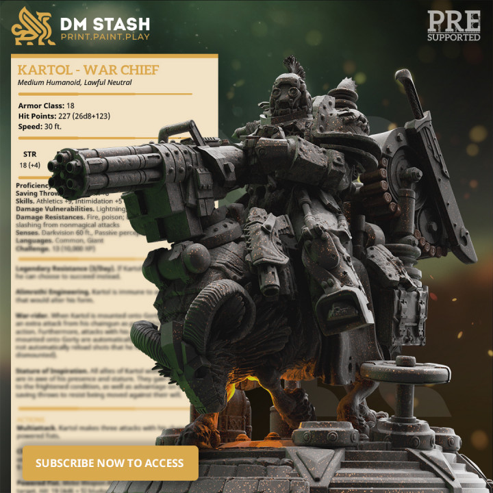 3D Printable Fire & Fey (DM Stash May '22 Bundle) by DM Stash