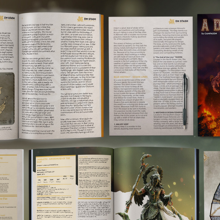 3D Printable Fire & Fey (DM Stash May '22 Bundle) by DM Stash