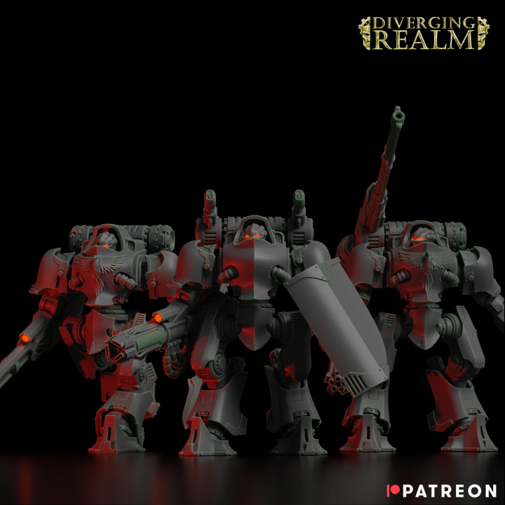 3D Printable Scion - Sagittar War Construct by DivergingRealm