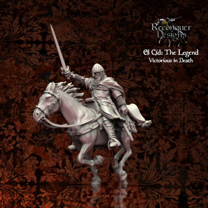 3D Printable Rodrigo Diaz, El Cid: The Legend by Reconquer Designs