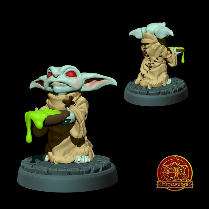 3D Printable Child Bogru-Goblin Eldritch Apprentice by Hack N Slash Minis