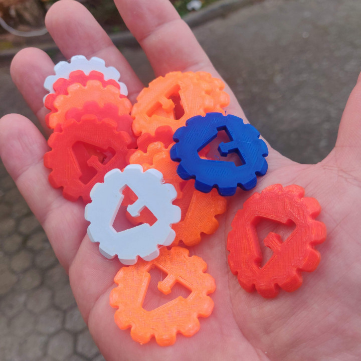 3D Printable V (Victory coin) by Kenneth Enrico Larsen