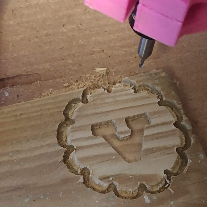 3D Printable V (Victory coin) by Kenneth Enrico Larsen