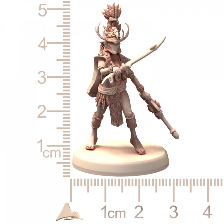 3D Printable 012 EXILED Guardian Tribal Elder Space Forest Elves by ...