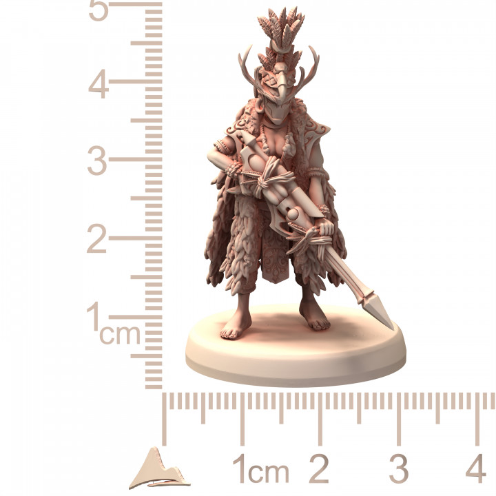 3D Printable 012 EXILED Guardian Tribal Elder Space Forest Elves by ...