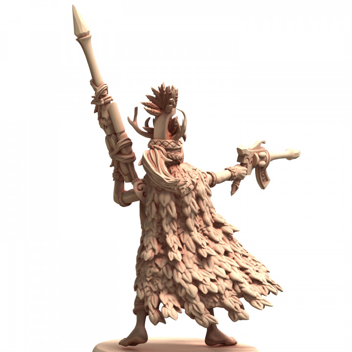 3D Printable 012 EXILED Guardian Tribal Elder Space Forest Elves by ...