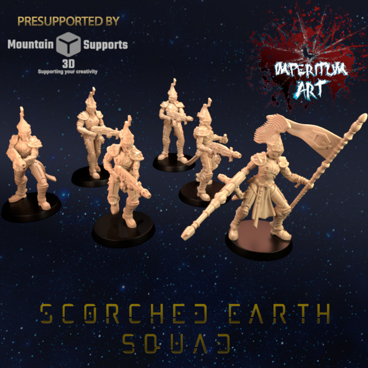 3D Printable Scorched earth squad by ImperitumArt