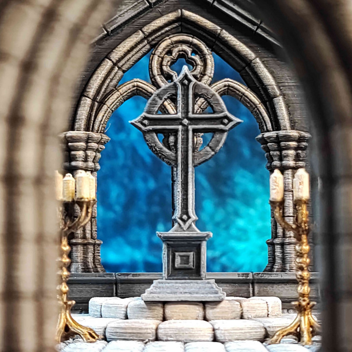 3D Printable Gothic Cross by Dani Amengual