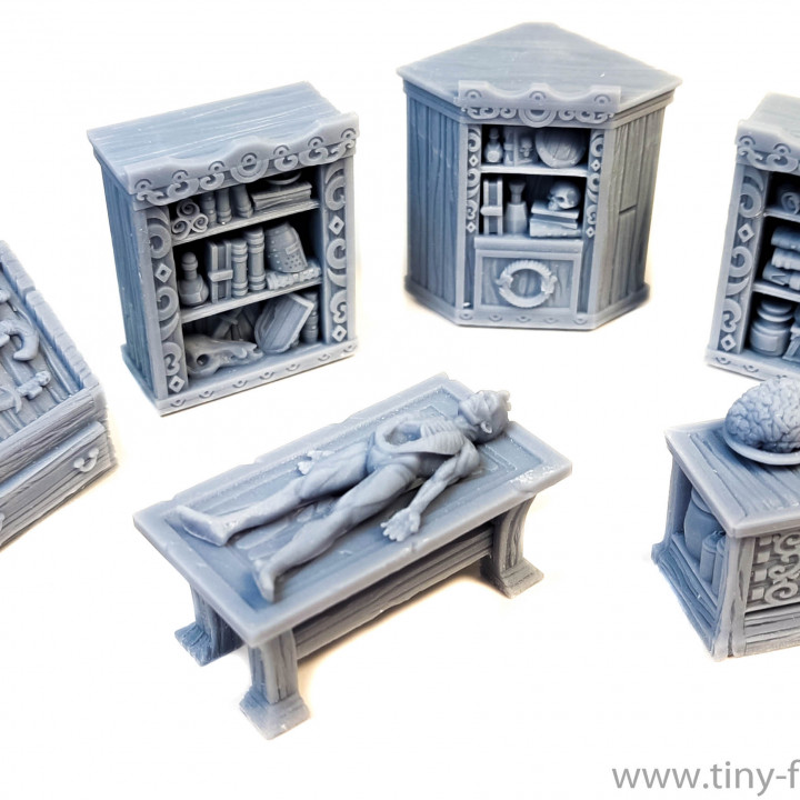 3D Printable Monster Hunter Corner Miniatures Set by Tiny Furniture
