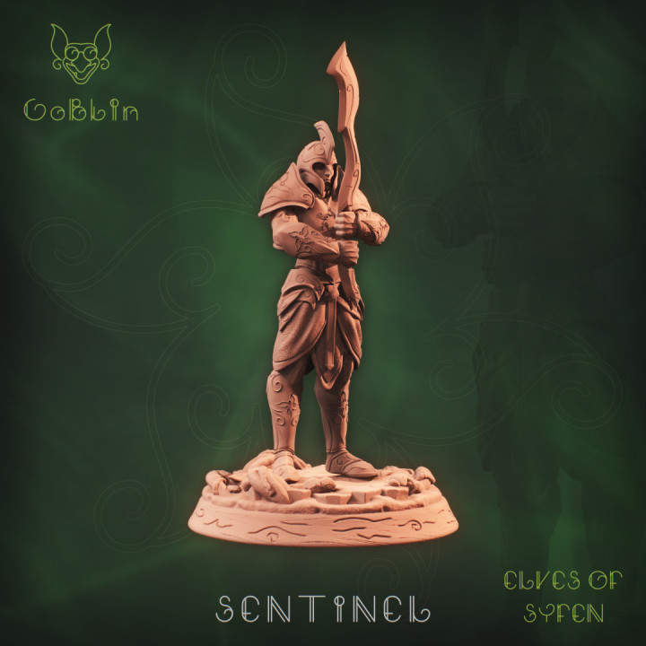 3D Printable SENTINEL 4 MALE - Elves of Syfen by Goblin Art Studios