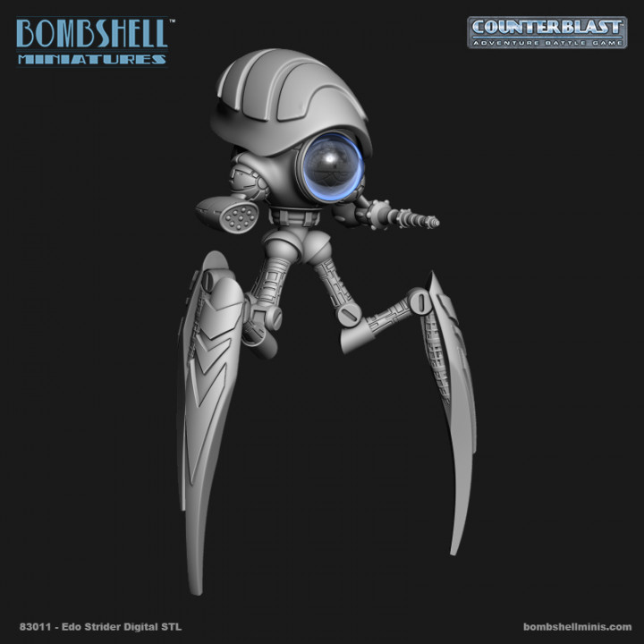 3D Printable Edo Strider by Bombshell Miniatures
