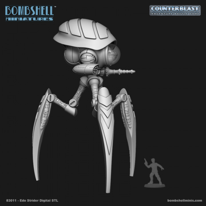 3D Printable Edo Strider by Bombshell Miniatures