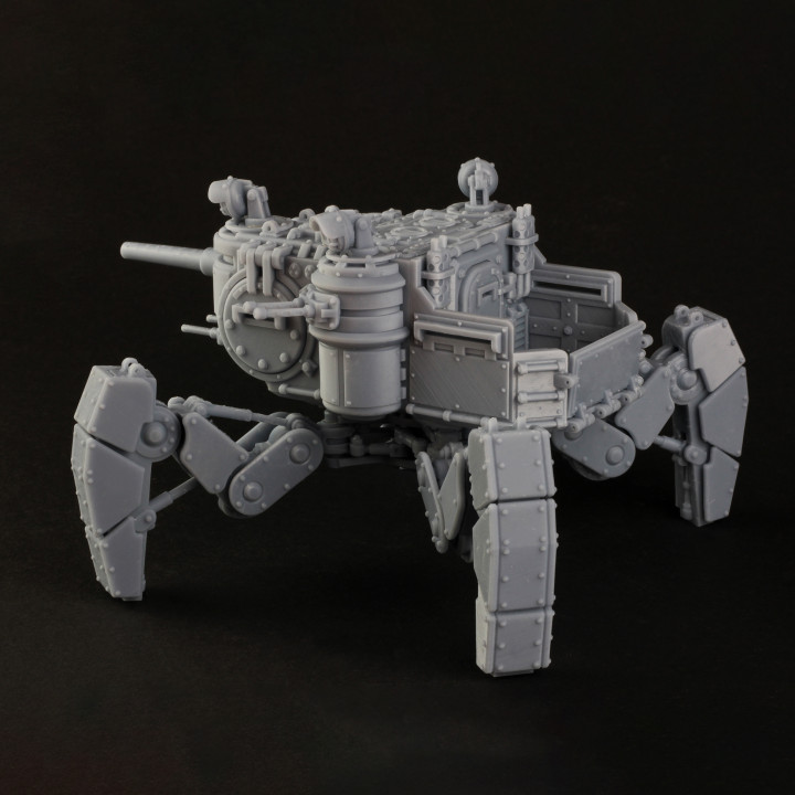 3D Printable Combat Walker by Tesseract Tomb