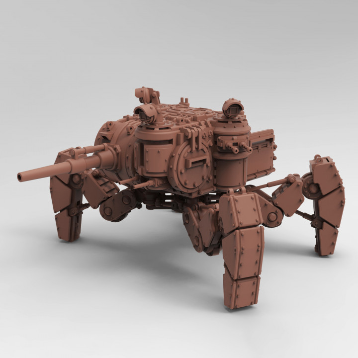 3D Printable Combat Walker by Tesseract Tomb
