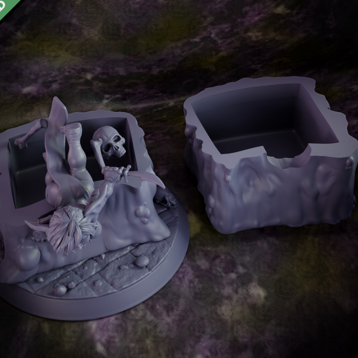 3D Printable Goblin Cube Attack by Jigglystix