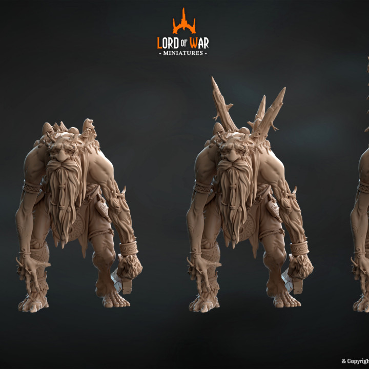 3D Printable Forest Giant Old Guardian (Presupported) by Lord of War ...