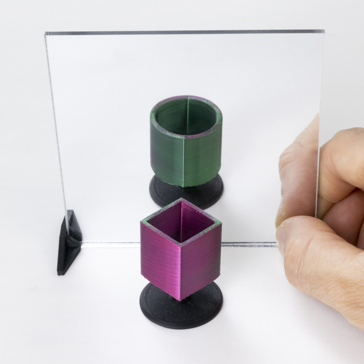 3D Printable Ambiguous Cylinder // Circle to Square *Updated* by Devin ...