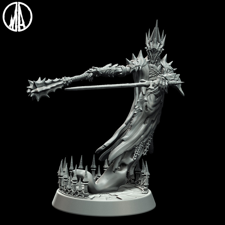 3D Printable Fallen Wraithlord - Lost Souls - 3 Poses by Monolith Arts