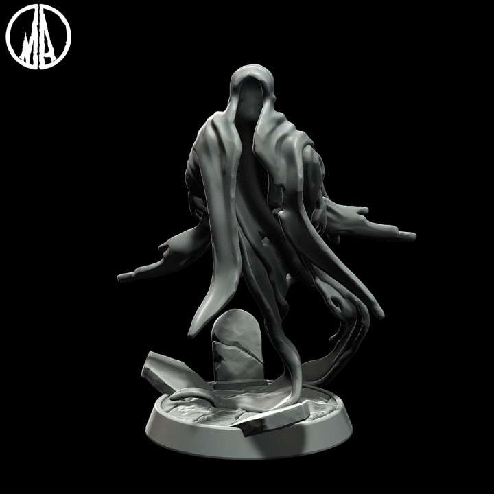 3D Printable Ghosts - Lost Souls - 5 Poses by Monolith Arts