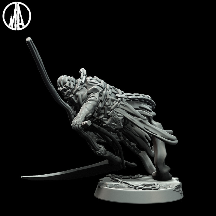 3D Printable Imprisoned Soul - Lost Souls - 3 Poses by Monolith Arts