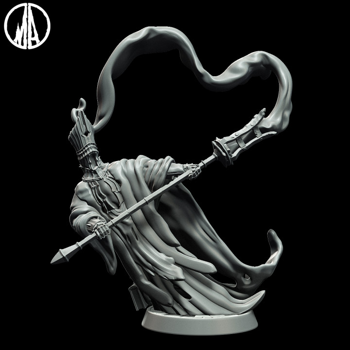 3D Printable Insane Cleric - Lost Souls - 3 Poses by Monolith Arts