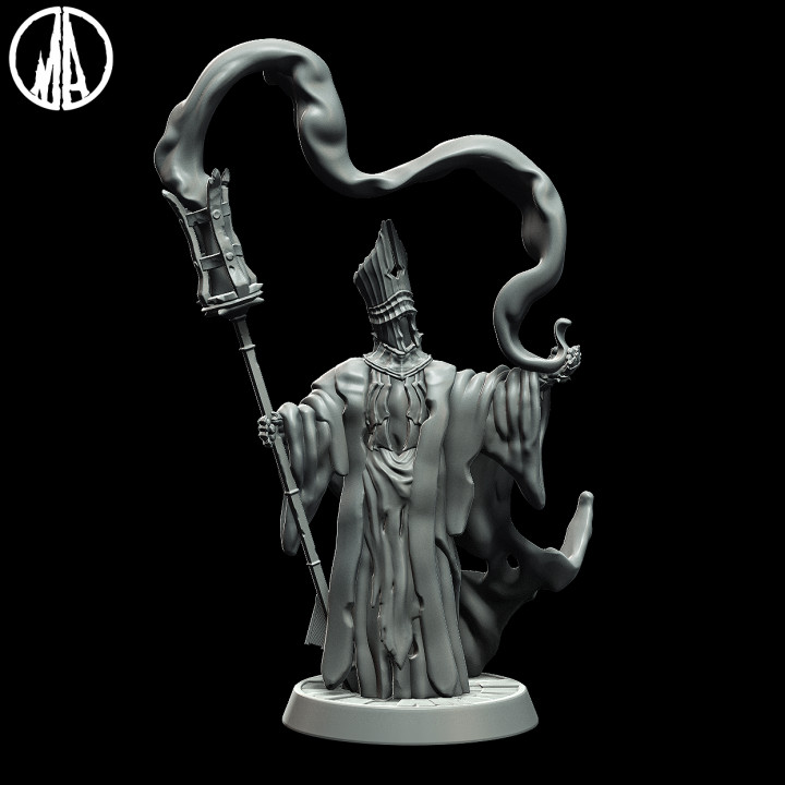 3D Printable Insane Cleric - Lost Souls - 3 Poses by Monolith Arts