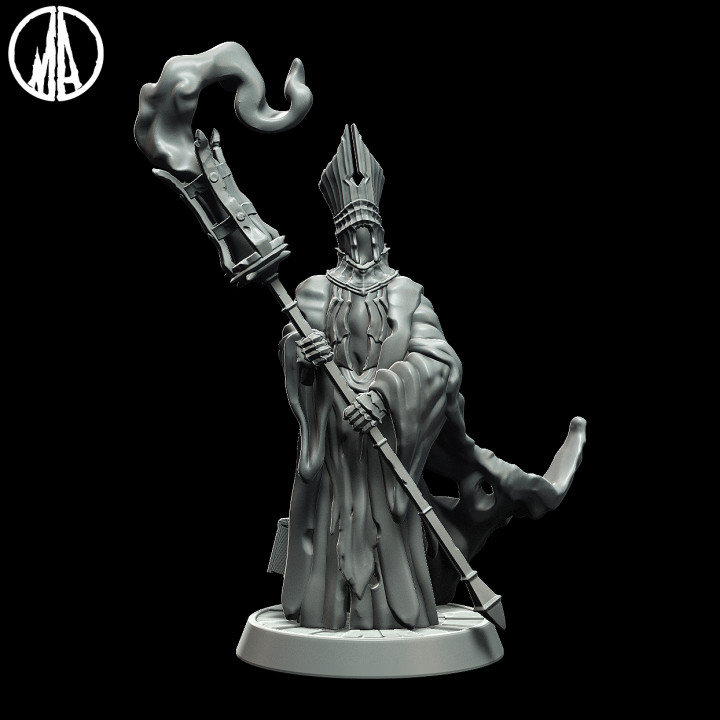 3D Printable Insane Cleric - Lost Souls - 3 Poses by Monolith Arts