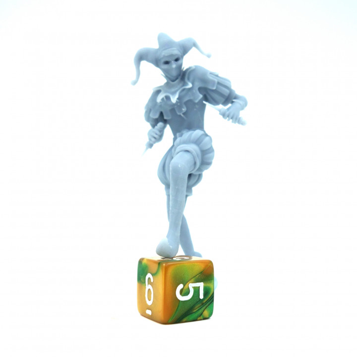 3D Printable Jester the Scary Pester - 32mm and 75mm versions by ...