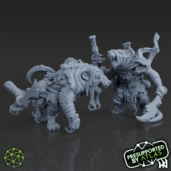 3D Printable TAILS Vol. 1: The Rat Brothers Grimm by Atlas 3DSS