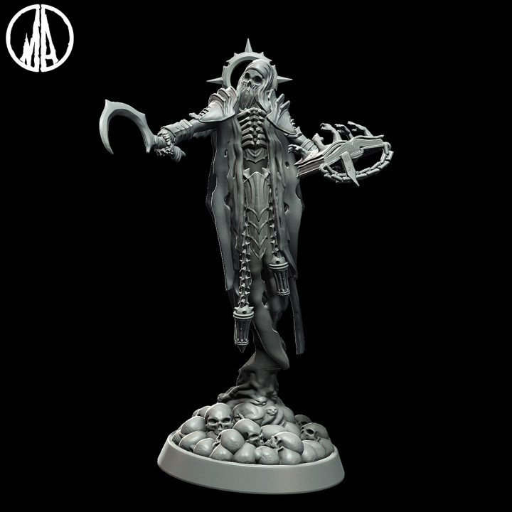 3D Printable Necromancer - Lost Souls - 3 Poses by Monolith Arts