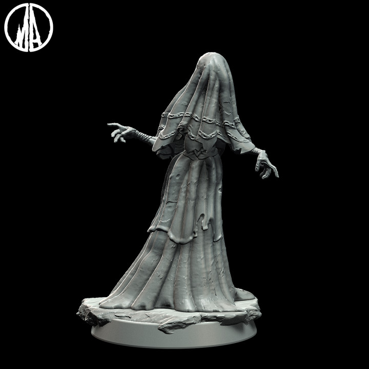 3D Printable Weeping Widow - Lost Souls - 3 Poses by Monolith Arts