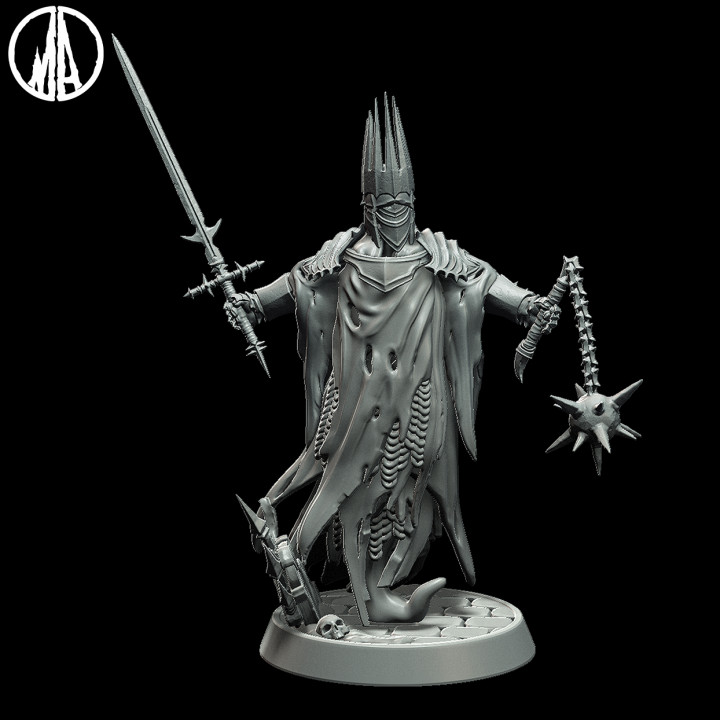 3D Printable Wraith King - Lost Souls - 3 Poses by Monolith Arts