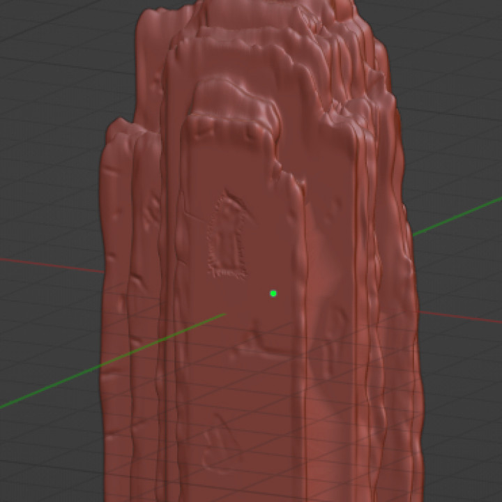 3D Printable Set of slate terrain by Plain miniatures