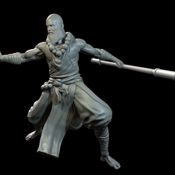 3D Printable Monk V2 75mm by Jeremy Smith