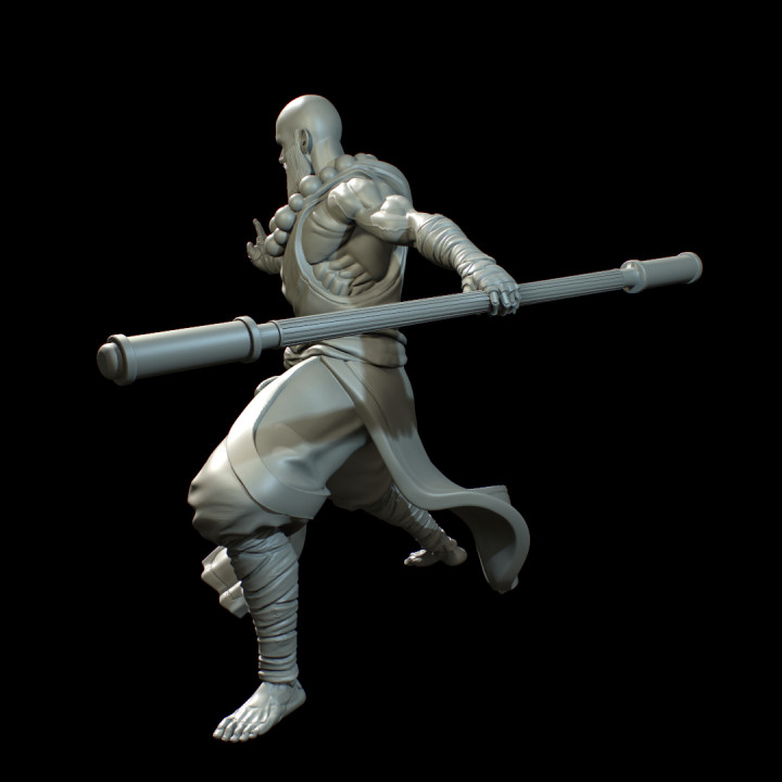 3D Printable Monk V2 75mm by Jeremy Smith
