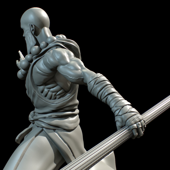 3D Printable Monk V2 75mm by Jeremy Smith