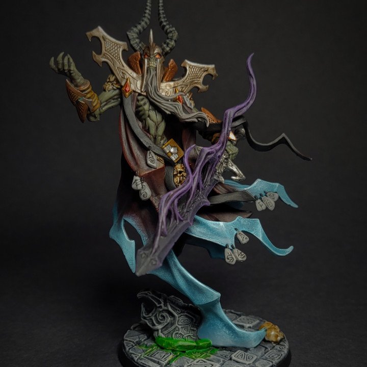 3D Print of King Skutagaard: The Lich Lord - Darkness of the Lich Lord ...