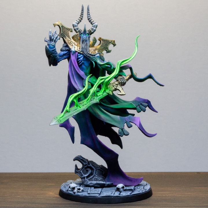 3D Print of King Skutagaard: The Lich Lord - Darkness of the Lich Lord ...