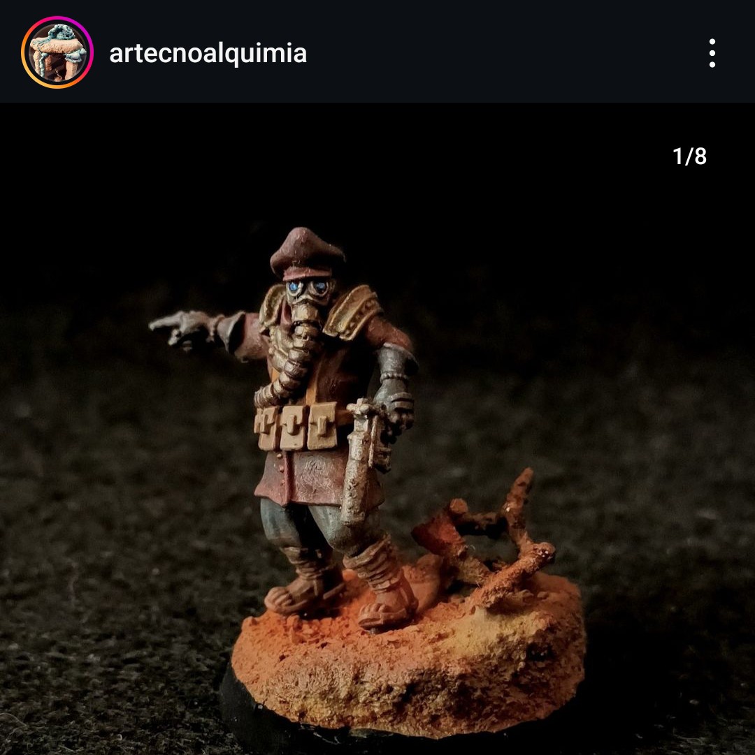 3D Printable Traitor Guard Officer by Knucklebones Miniatures