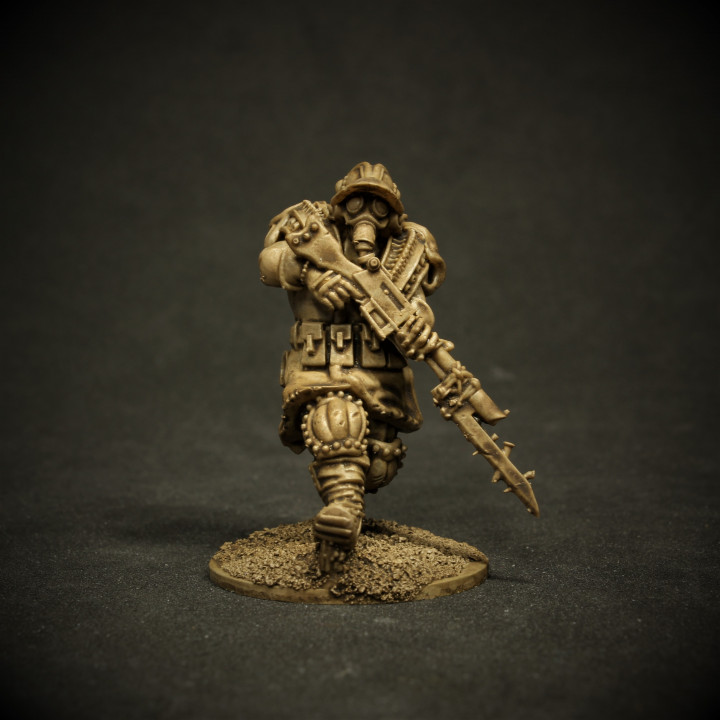 3D Printable Single Traitor Guard by Knucklebones Miniatures