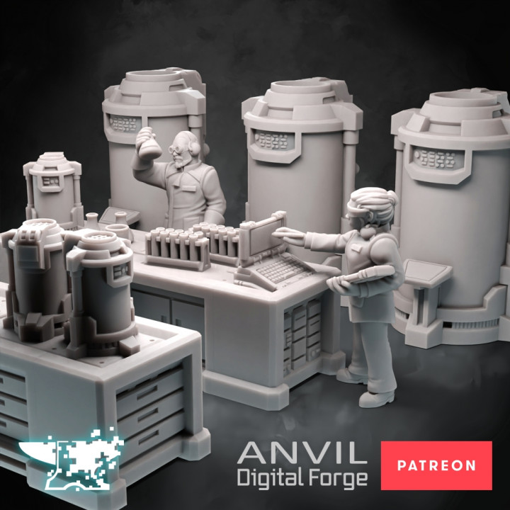 3D Printable Hazmat Facility Containment Team - Modular Infantry for ...