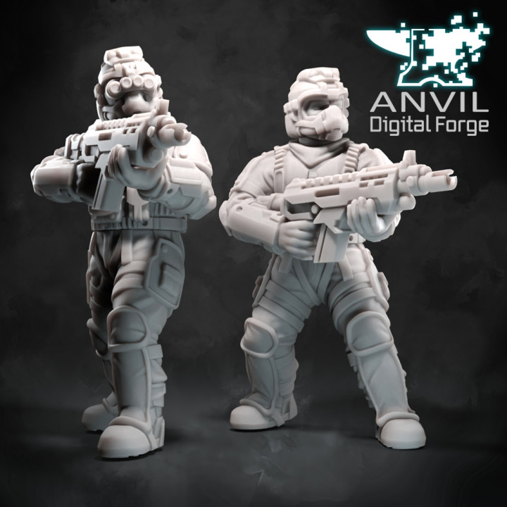 3D Printable Recon Drop Troopers - Anvil Digital Forge May 2021 by Anvil Digital Forge