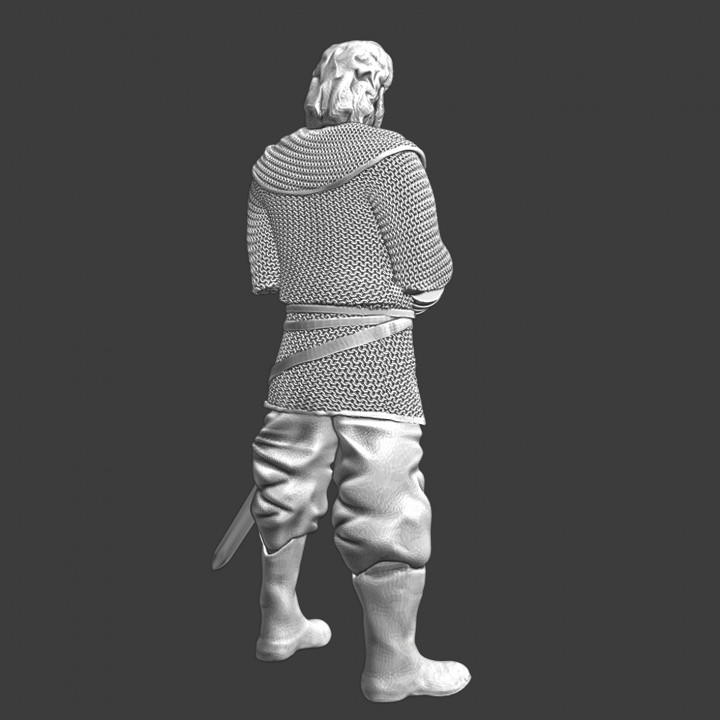 3D Printable Medieval Scottish Lord by Northern Crusades Miniatures