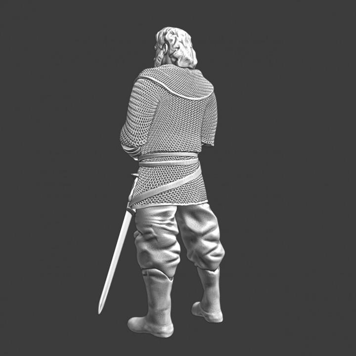 3D Printable Medieval Scottish Lord by Northern Crusades Miniatures