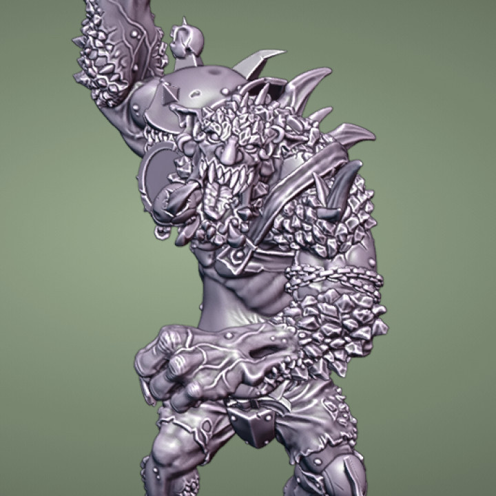 3D Printable Fantasy Football Mutated Troll -presupported by BruteFun ...